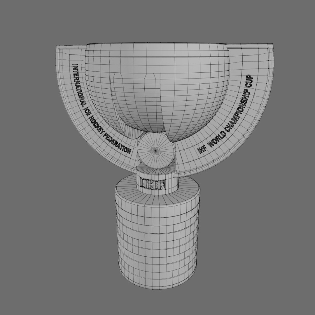 3d Iihf Trophy Model