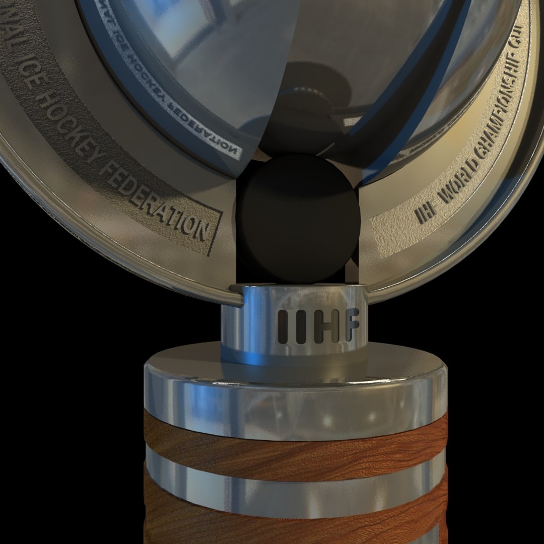 3d Iihf Trophy Model