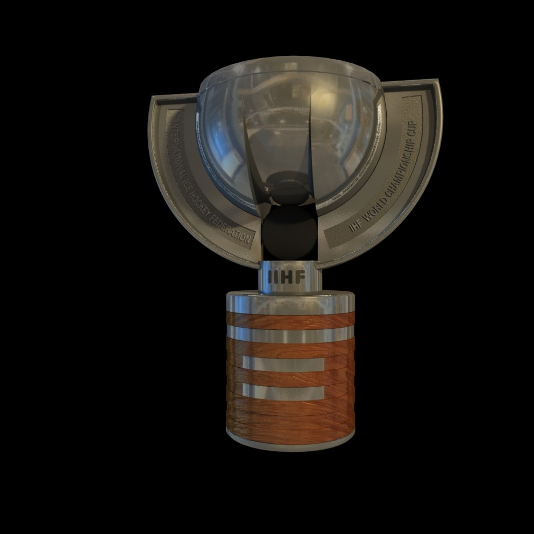 3d Iihf Trophy Model