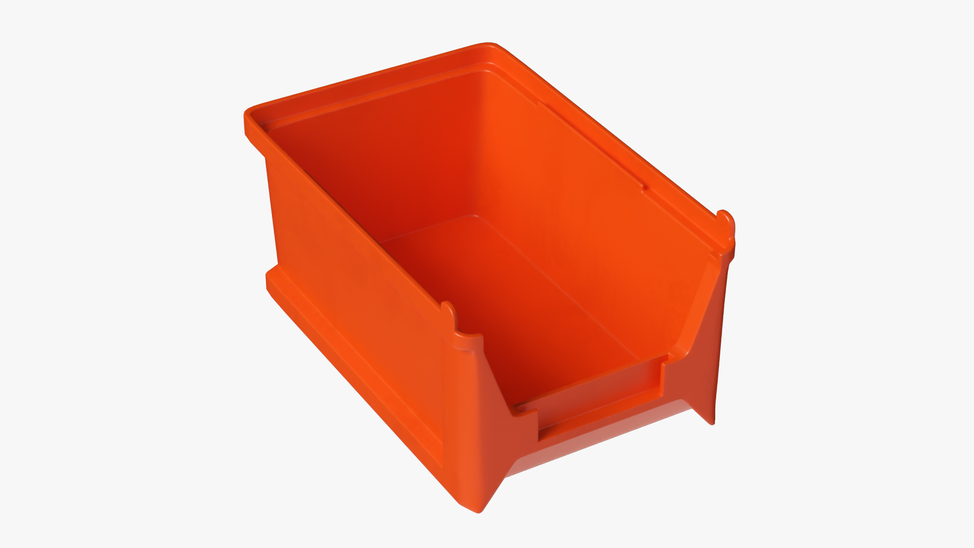 Stackable Plastic Storage Bin Model - TurboSquid 2374917