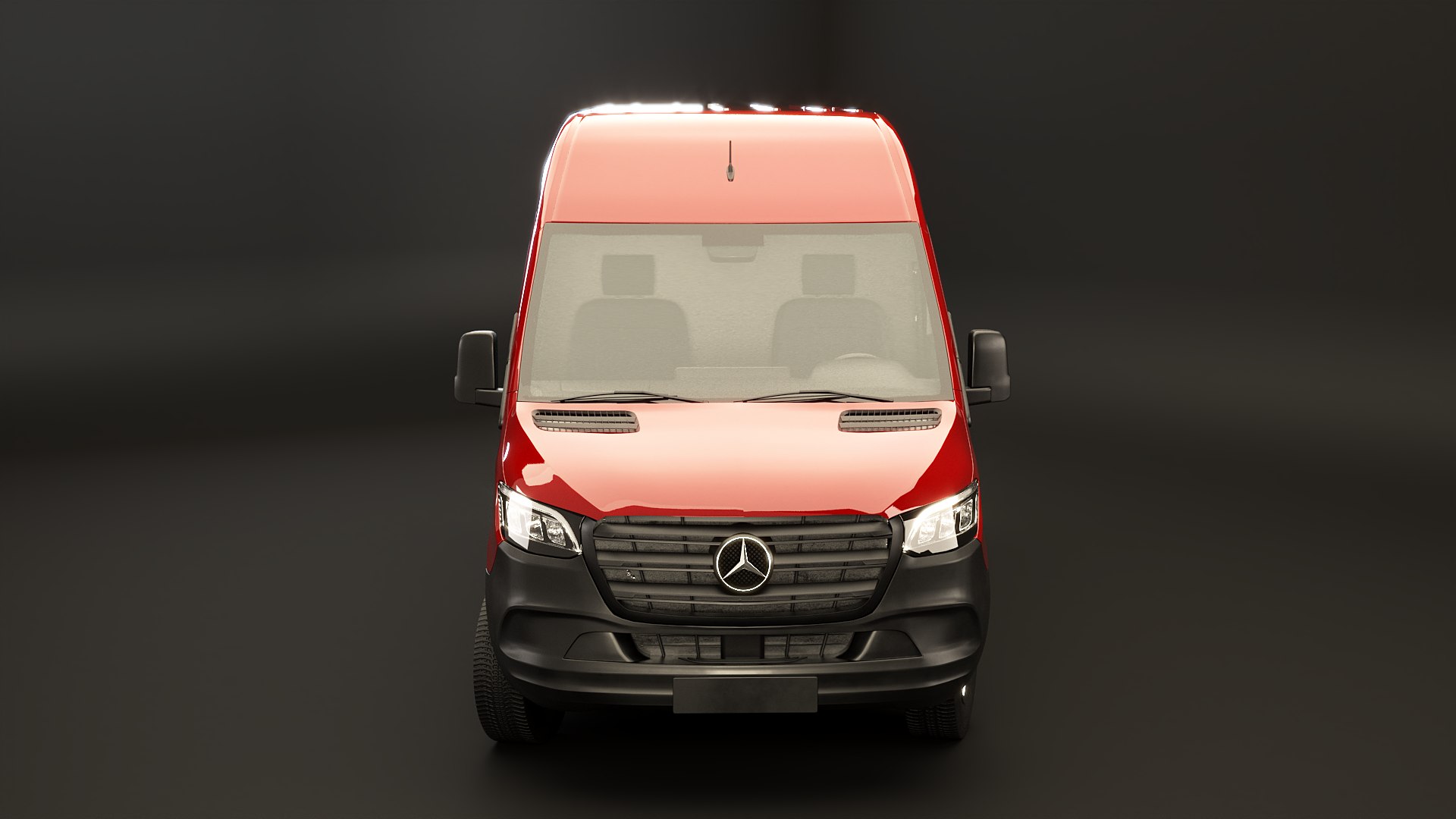 3D Model Mercedes Sprinter High Roof - TurboSquid 2282484