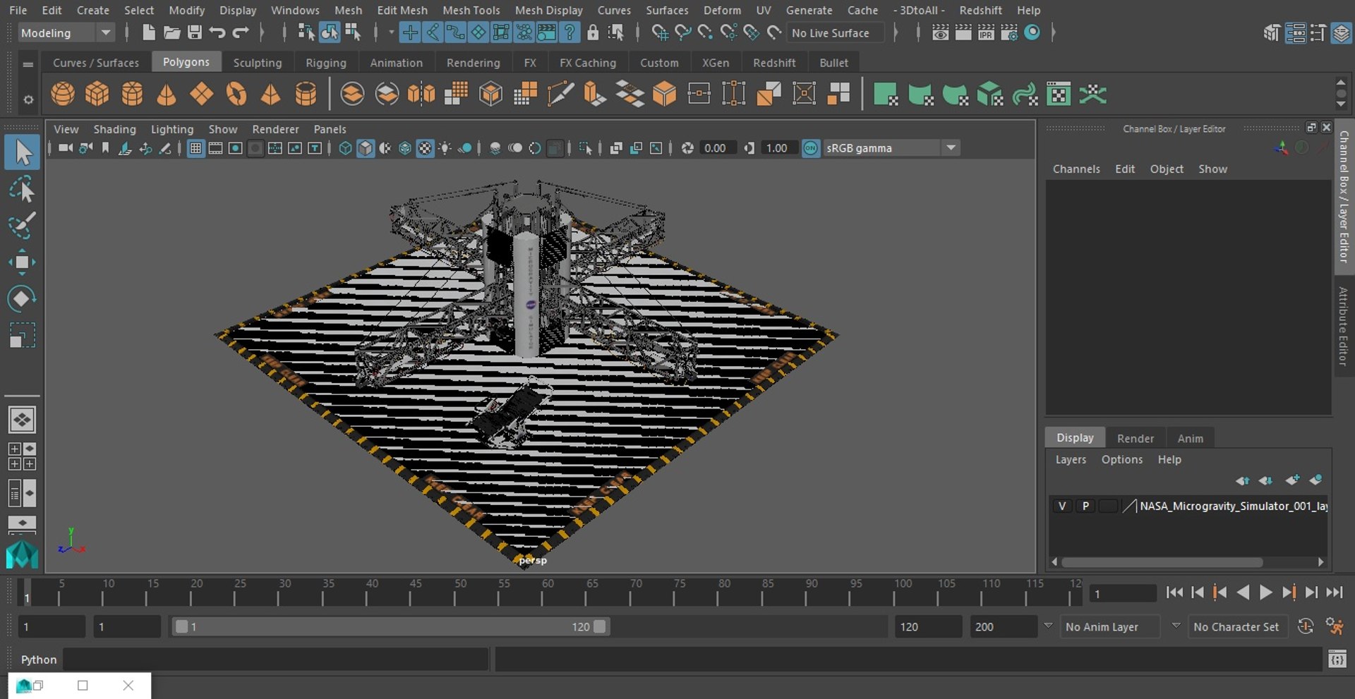 NASA Microgravity Simulator 3D model - TurboSquid 2155792
