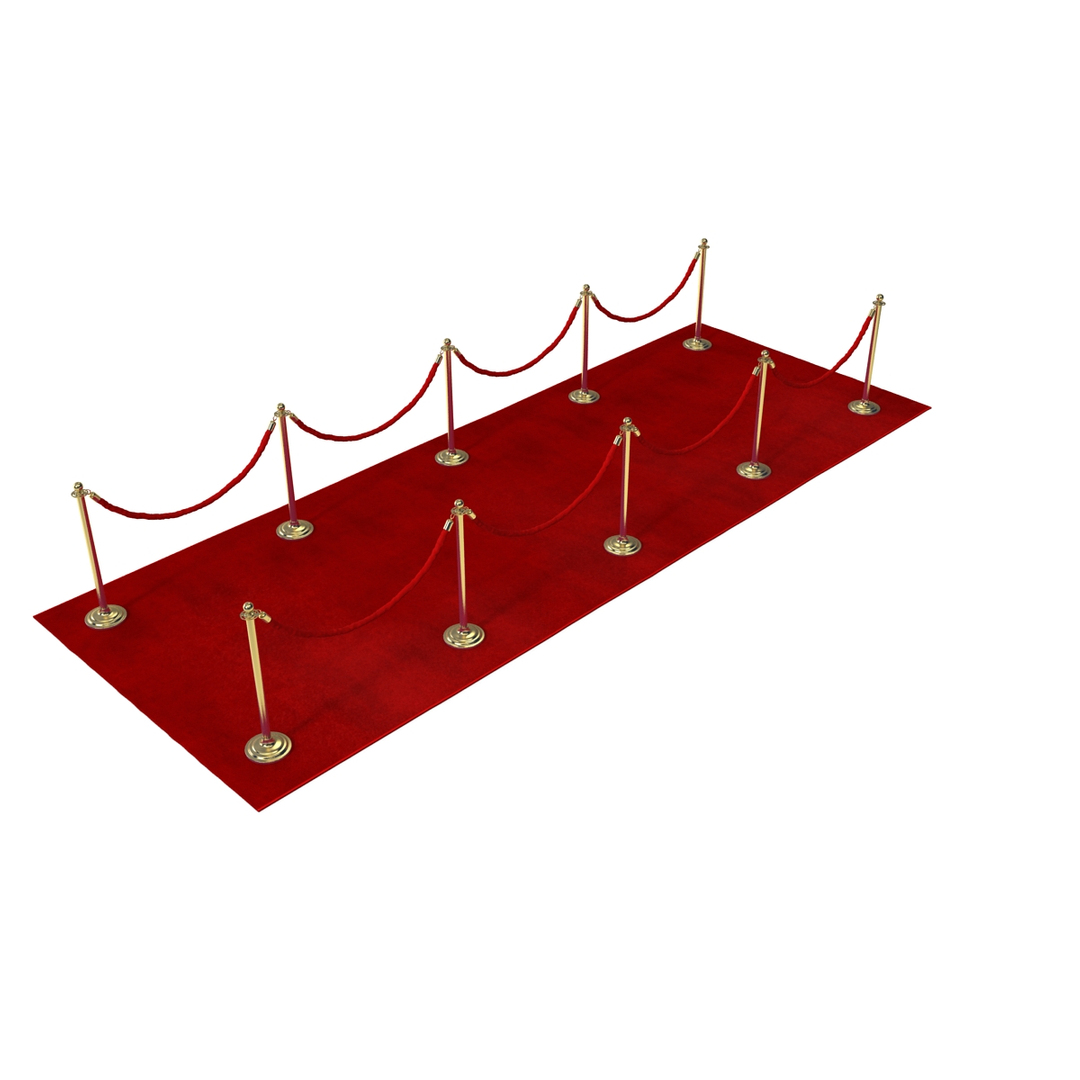Red Carpet 3d Model