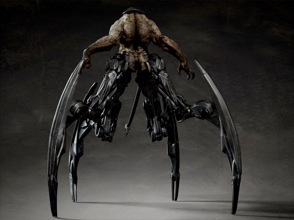 3d robot spider