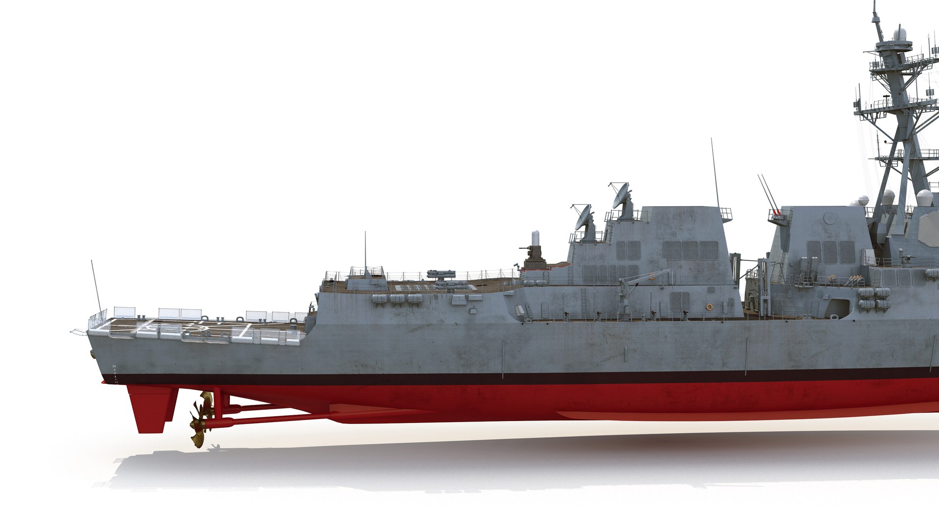 3D uss ralph johnson - TurboSquid 1296411