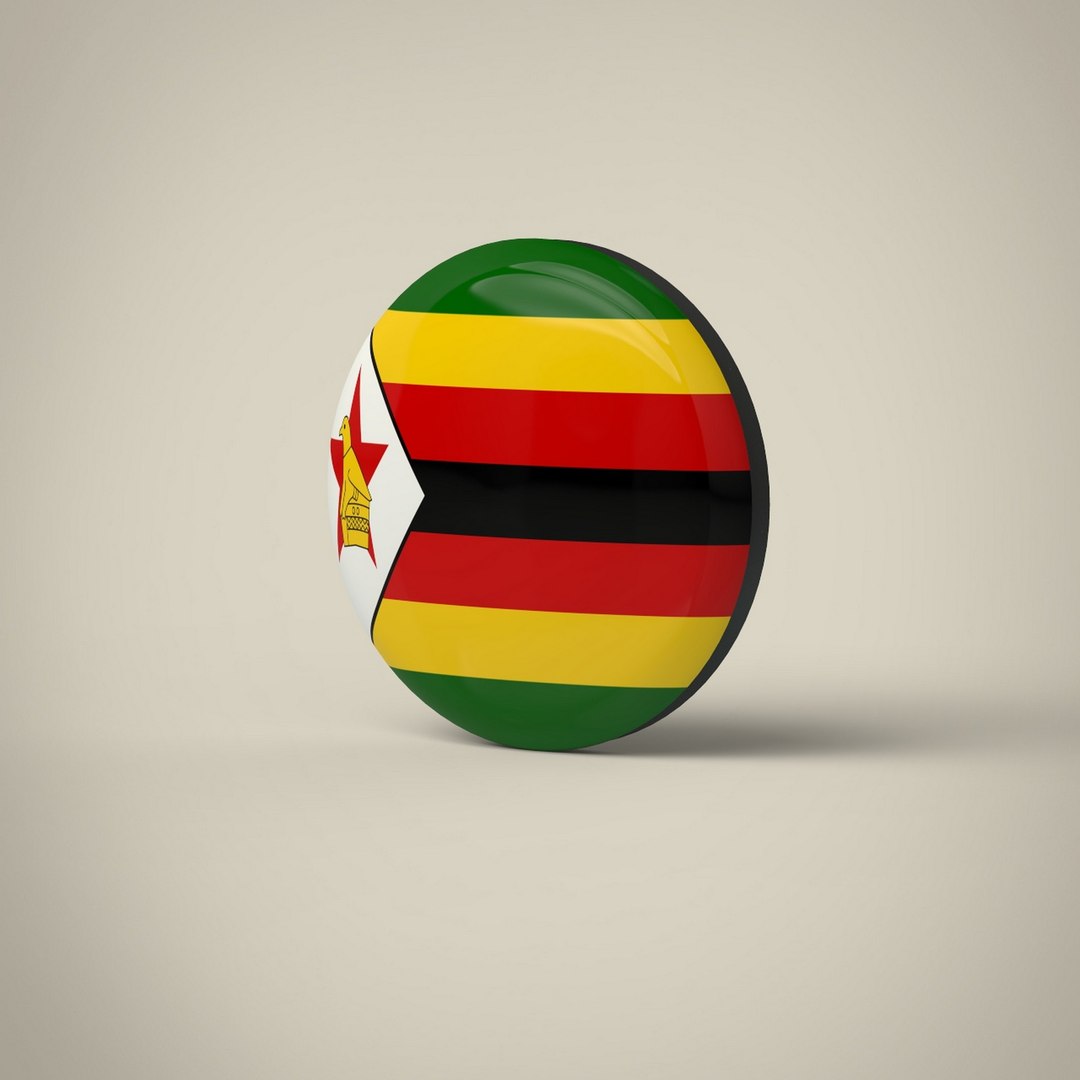 Zimbabwe Badge 3D model - TurboSquid 1880449