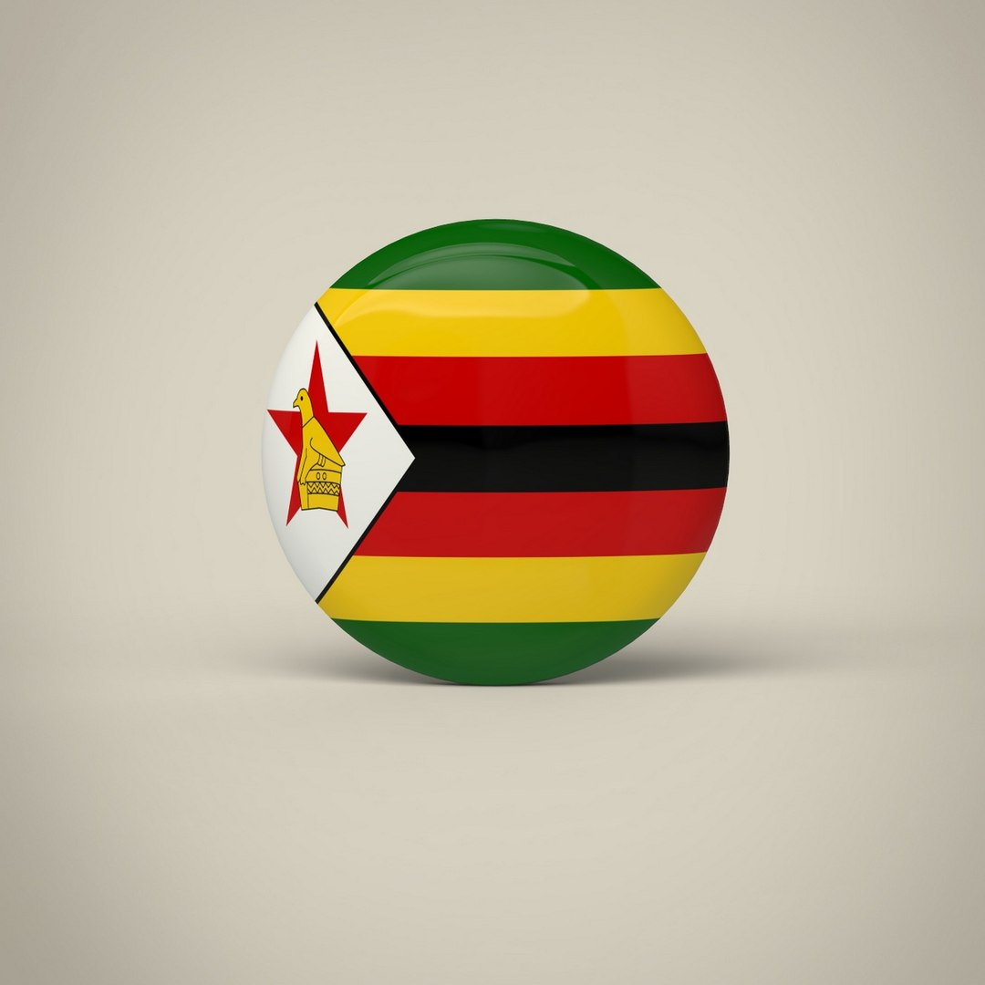 Zimbabwe Badge 3D model - TurboSquid 1880449