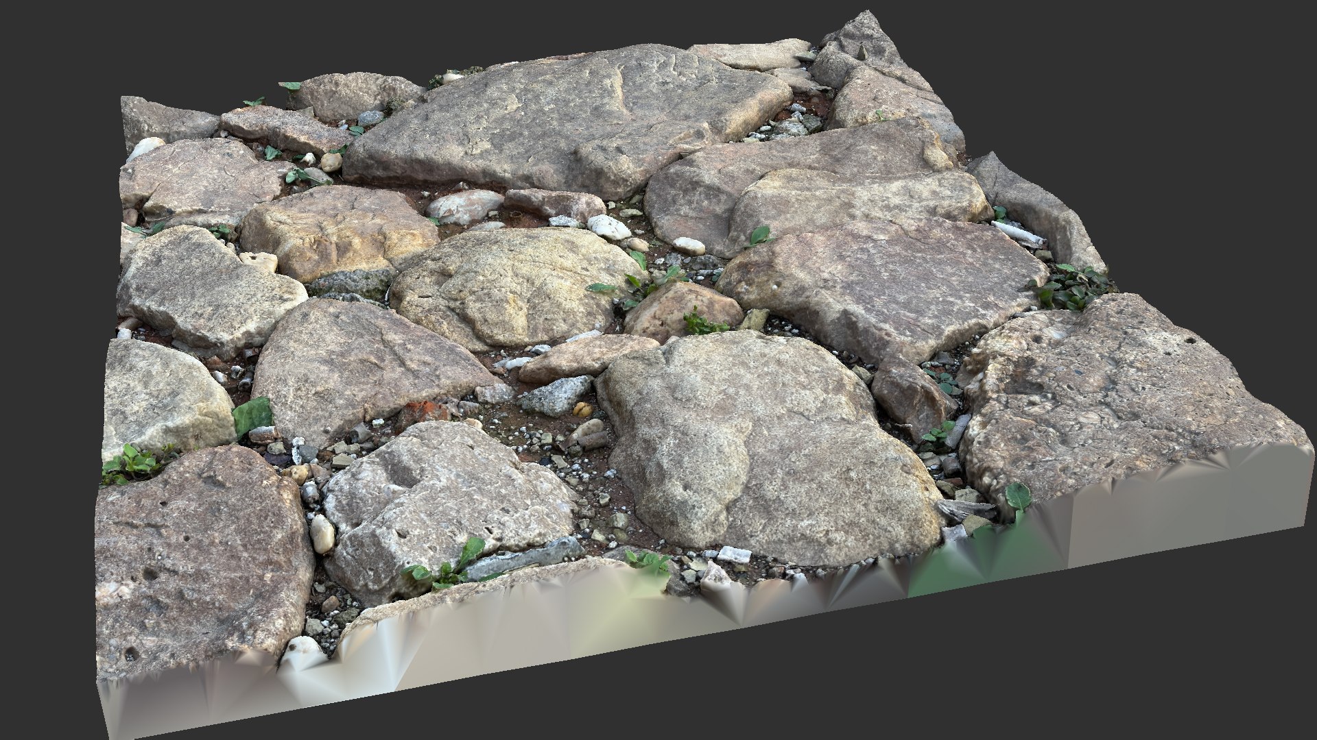 The Ground Made Of Stone 3d Scan 3D - TurboSquid 1992097