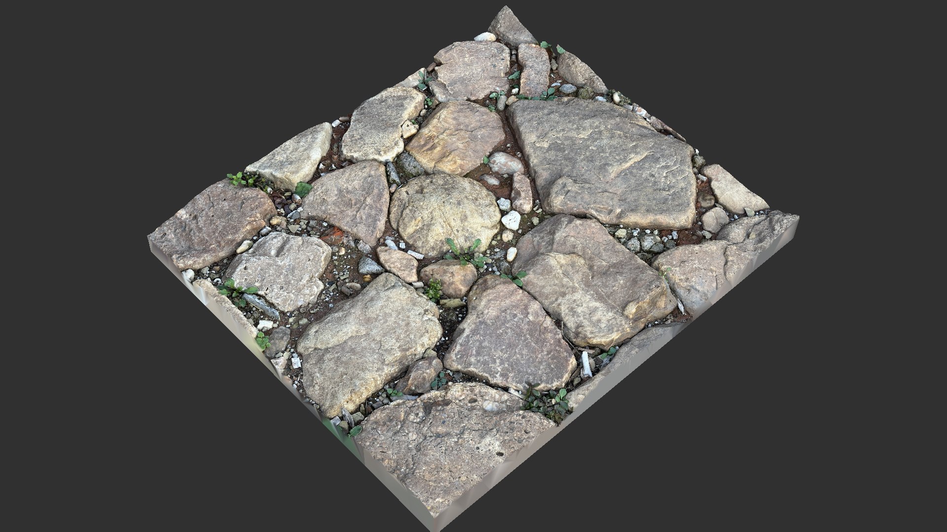 The Ground Made Of Stone 3d Scan 3D - TurboSquid 1992097
