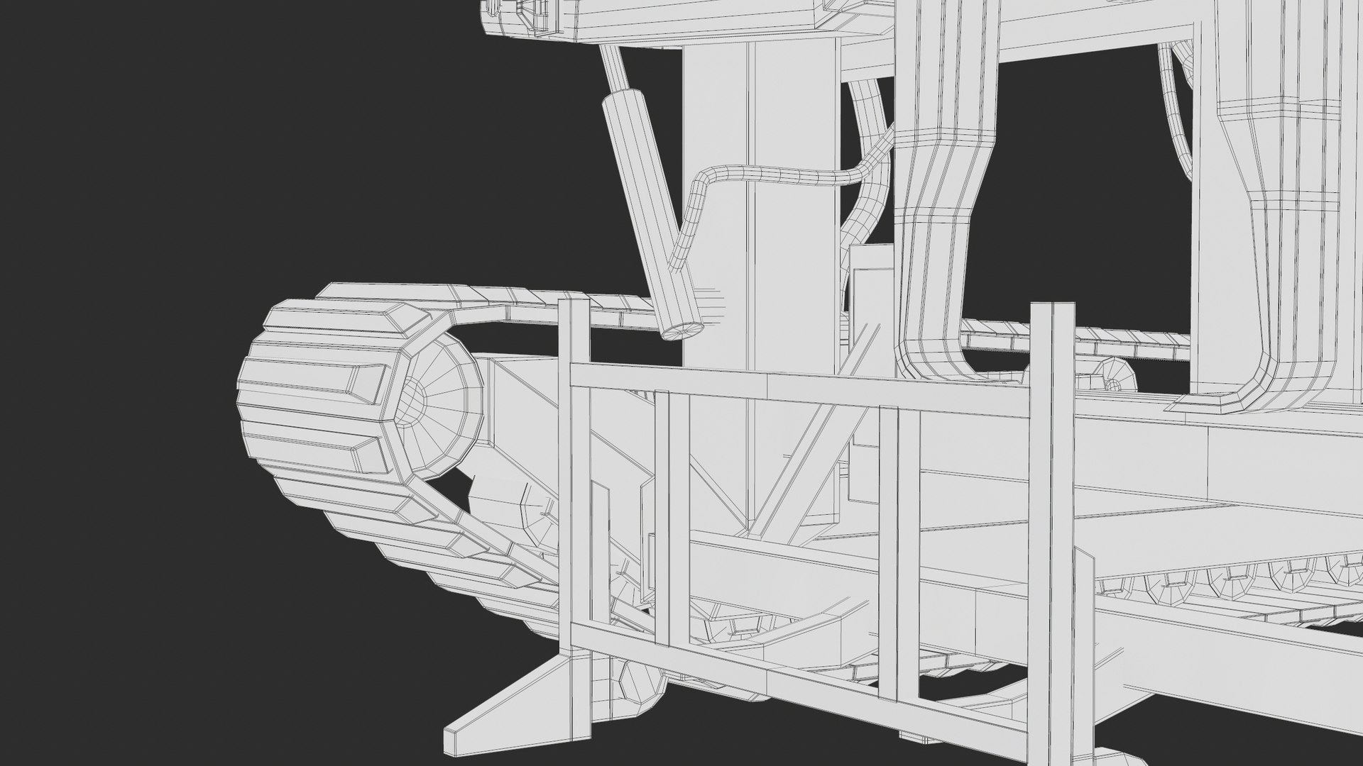 3D Underwater Cable Trencher T2 Vehicle PBR - TurboSquid 1805154