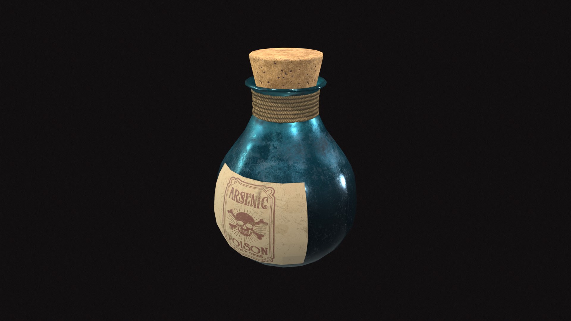 Medieval Bottle 01 V4 3D Model - TurboSquid 2325700