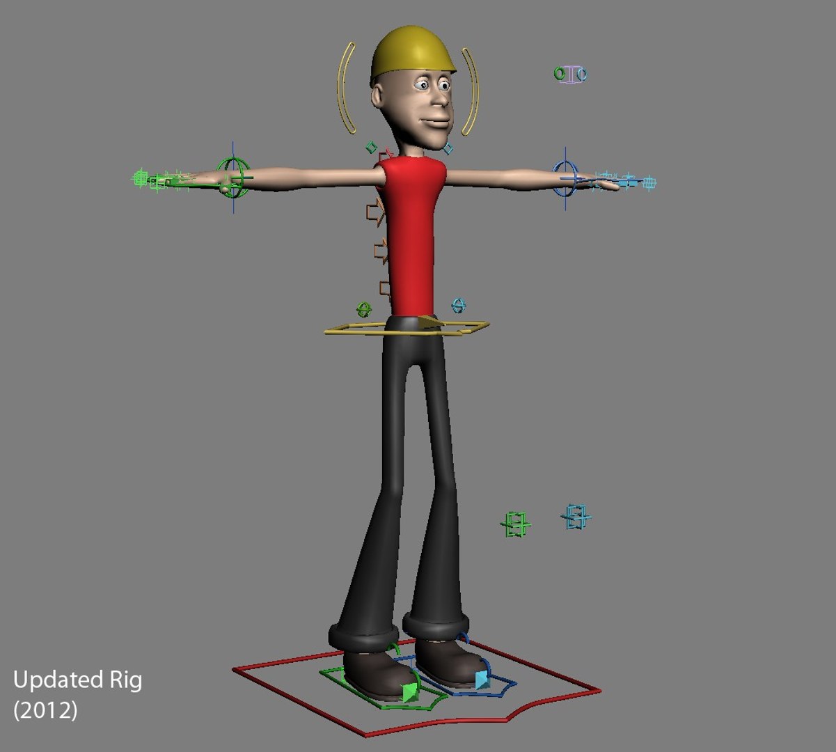 3d character pack 02 model