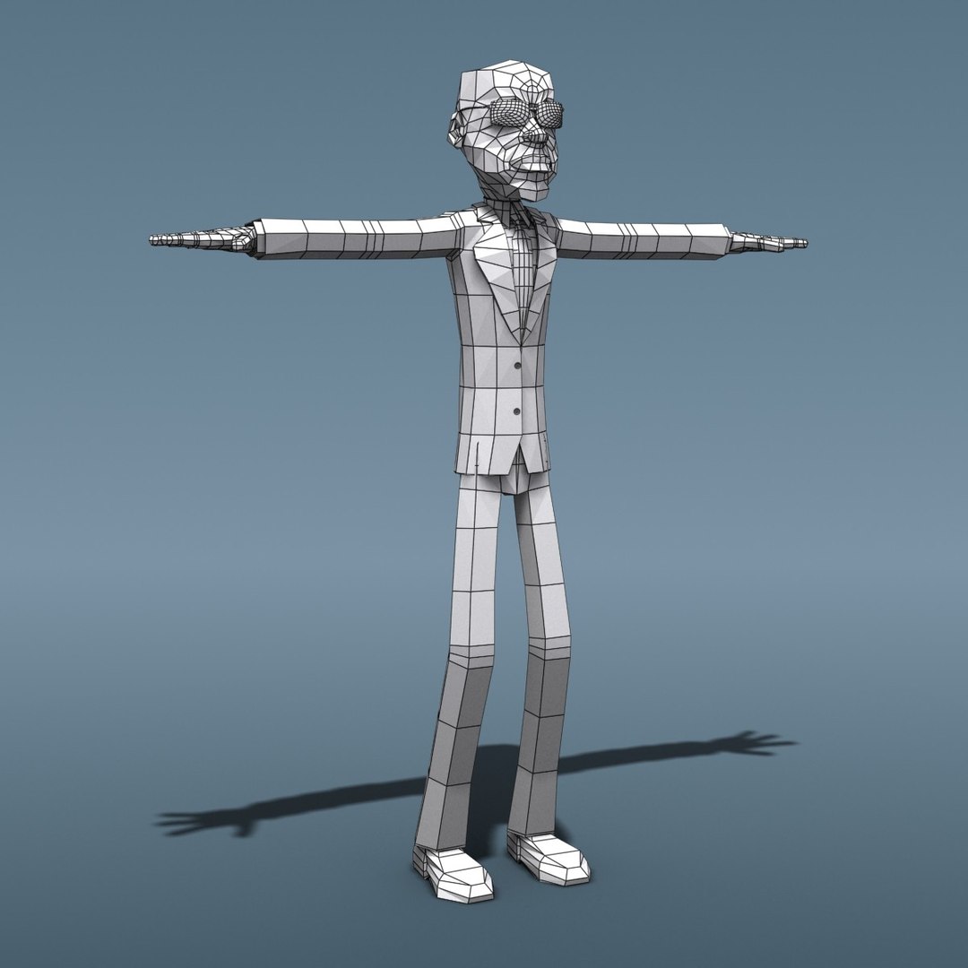 3d character pack 02 model