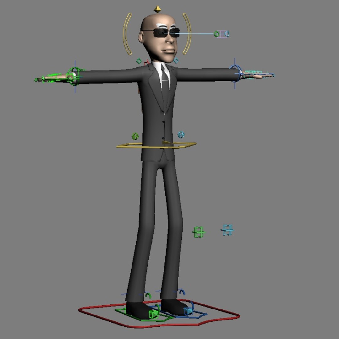 3d character pack 02 model