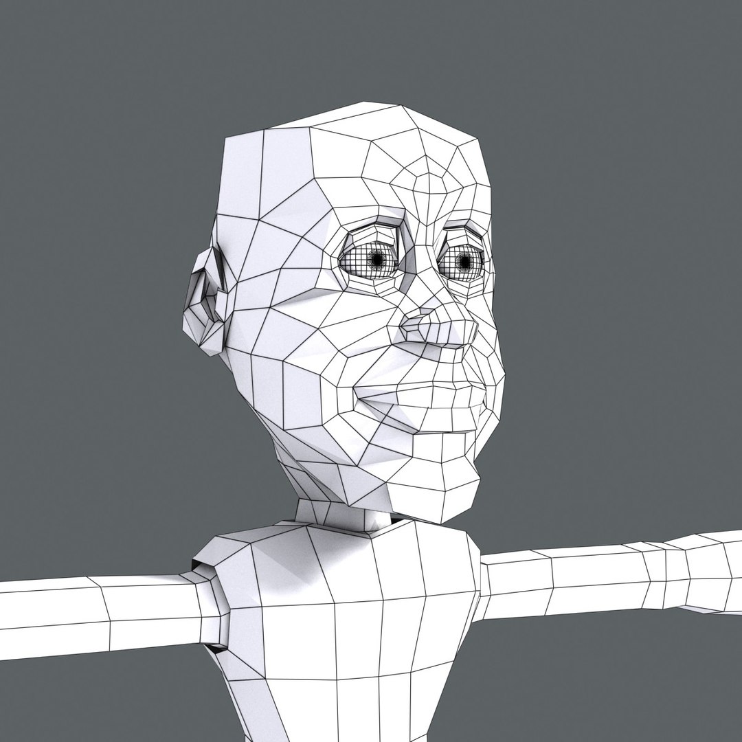 3d character pack 02 model