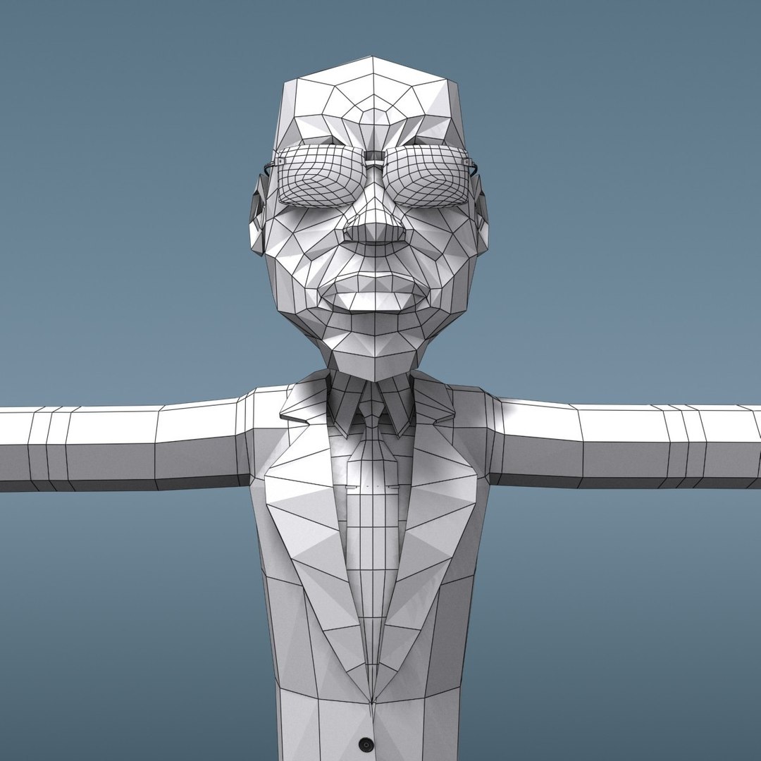 3d character pack 02 model