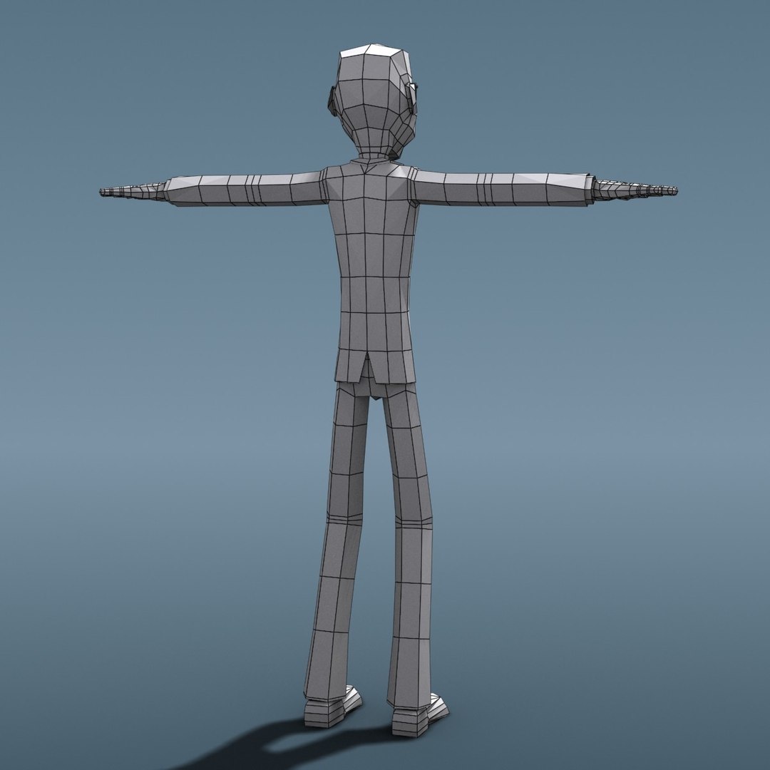 3d character pack 02 model