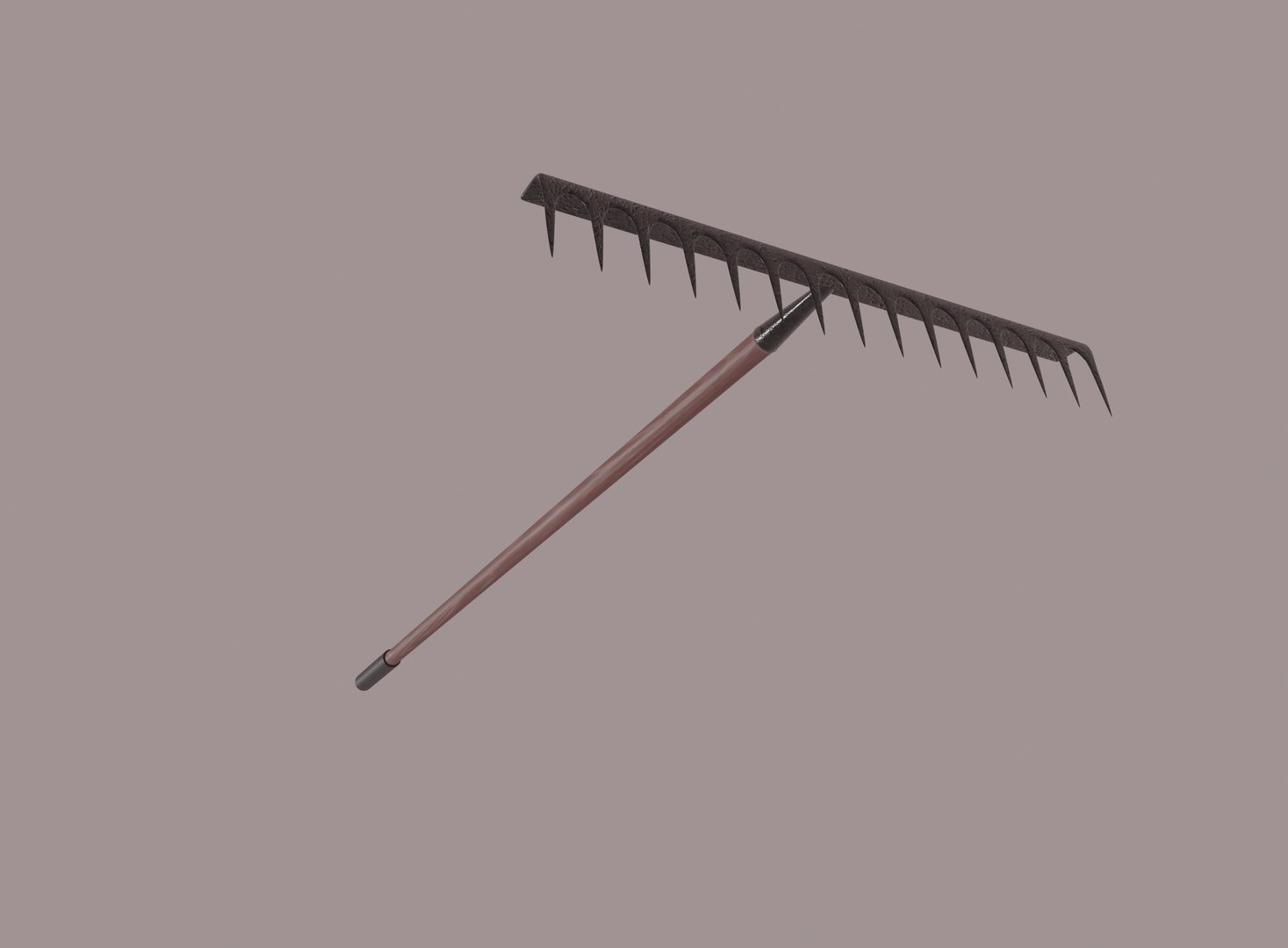 3D Rake Tool Industrial - TurboSquid 1608958