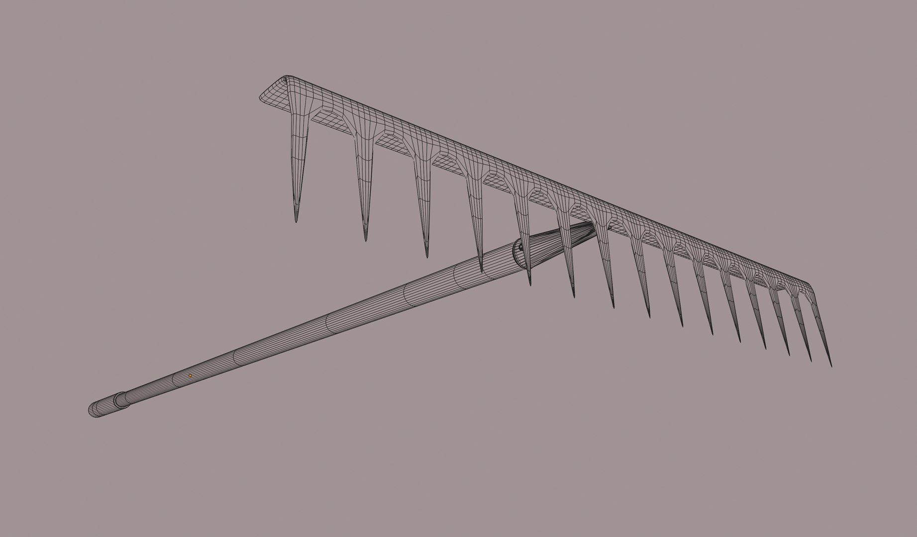 3D Rake Tool Industrial - TurboSquid 1608958