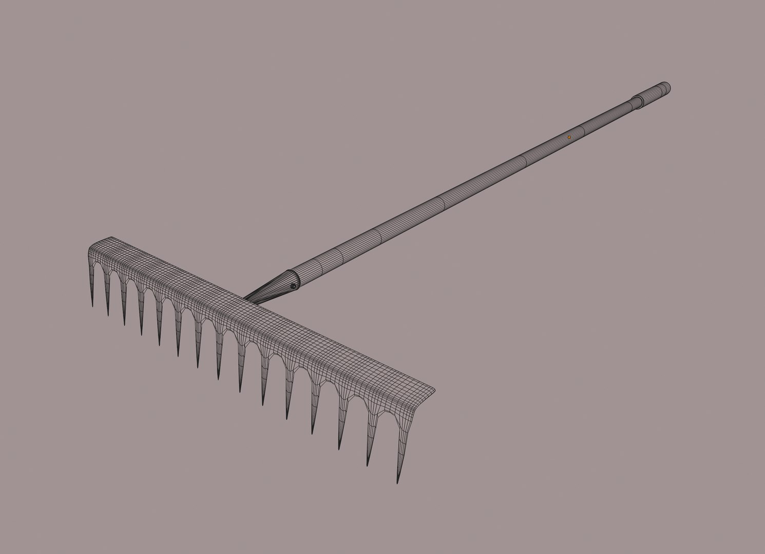 3D Rake Tool Industrial - TurboSquid 1608958