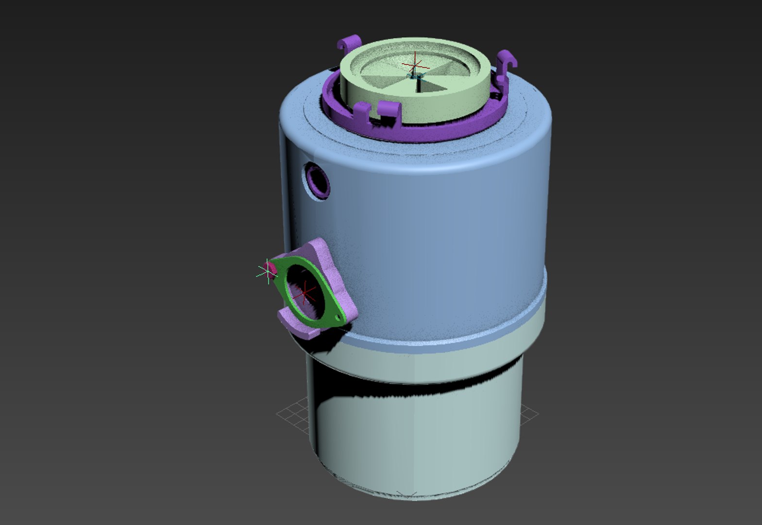 Kitchen waste processor 3D model - TurboSquid 1509606
