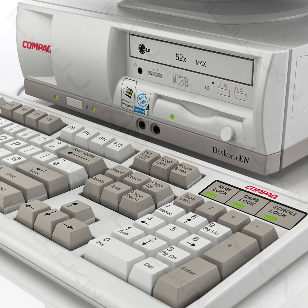 old pc compaq monitor 3ds