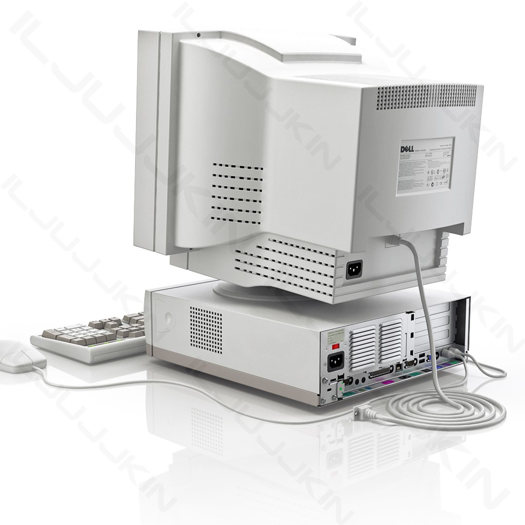 Old Pc Compaq Monitor 3ds