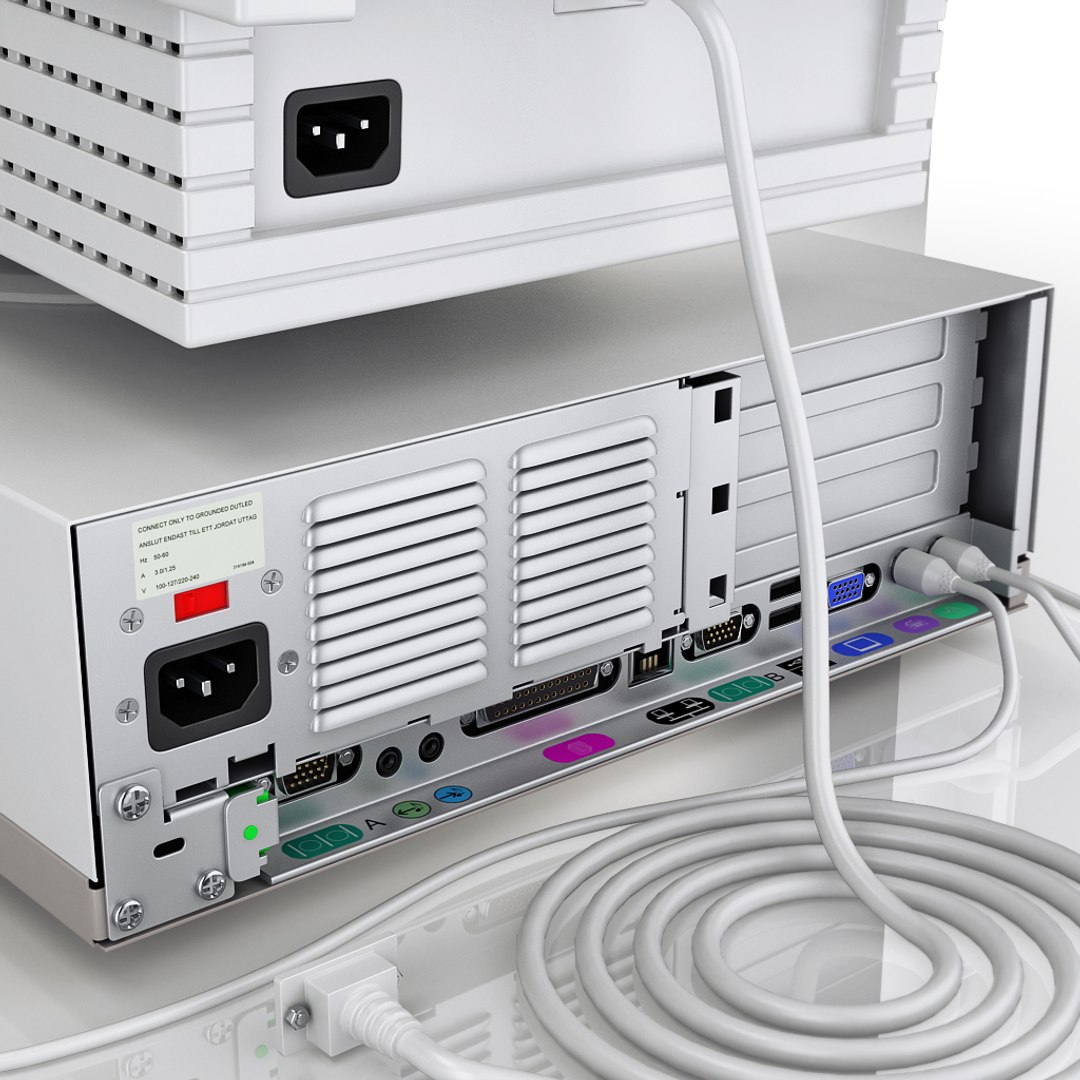 Old Pc Compaq Monitor 3ds