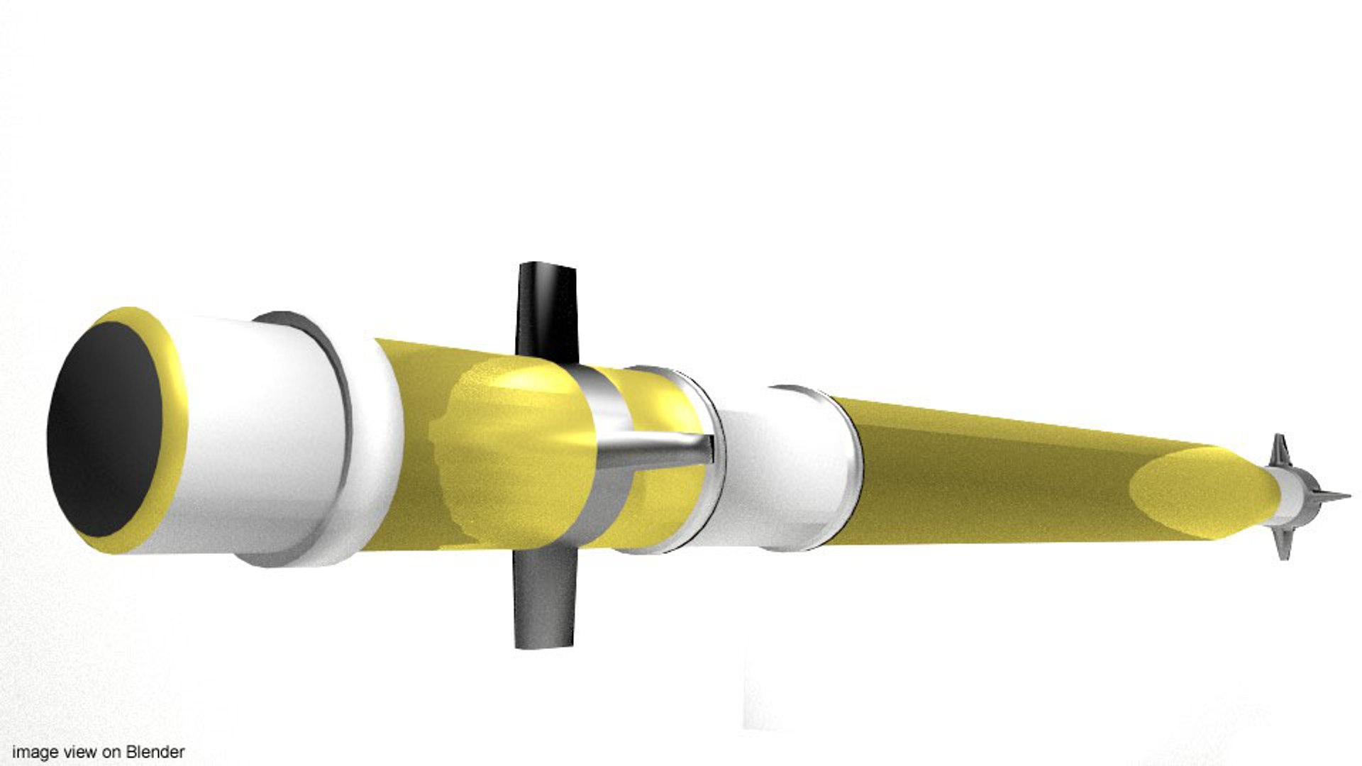 Rocket Launcher Warhead 3d Model