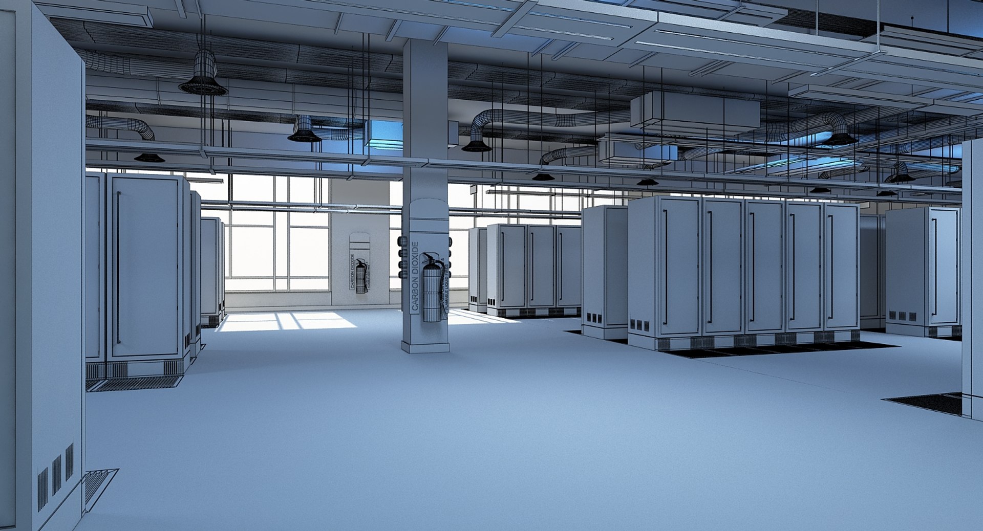 Data Servers 3d Model