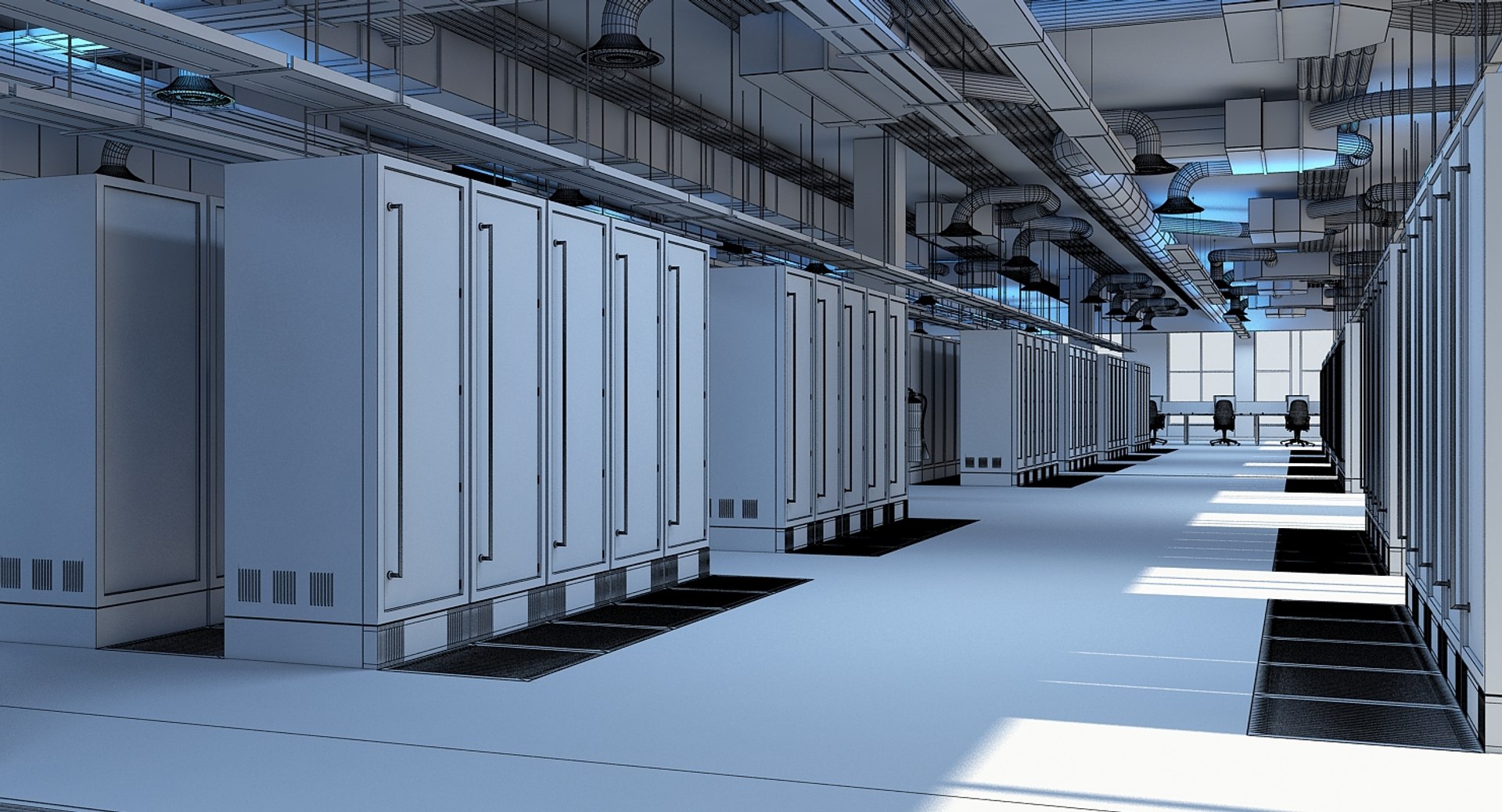 Data Servers 3d Model