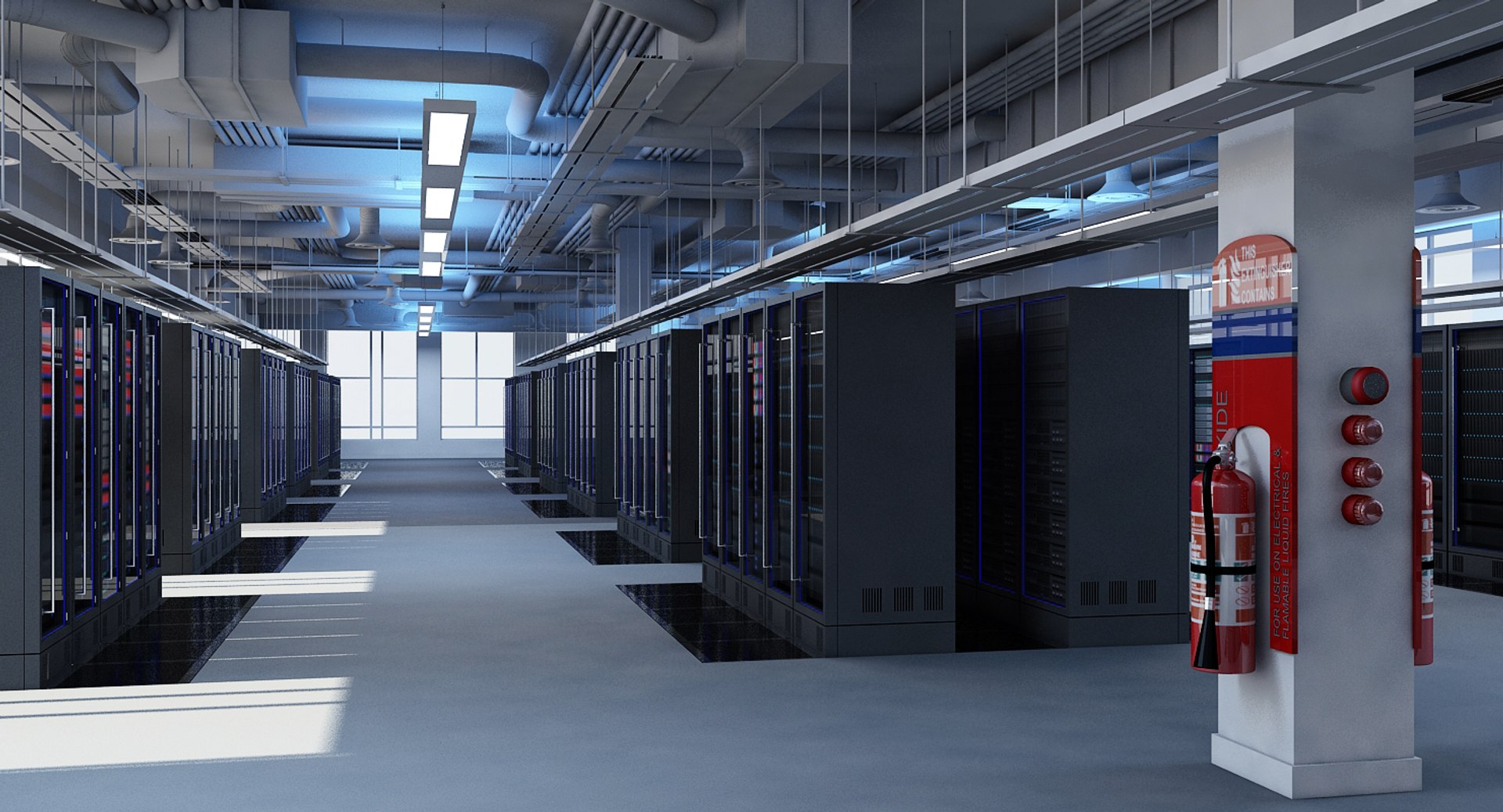 Data Servers 3d Model