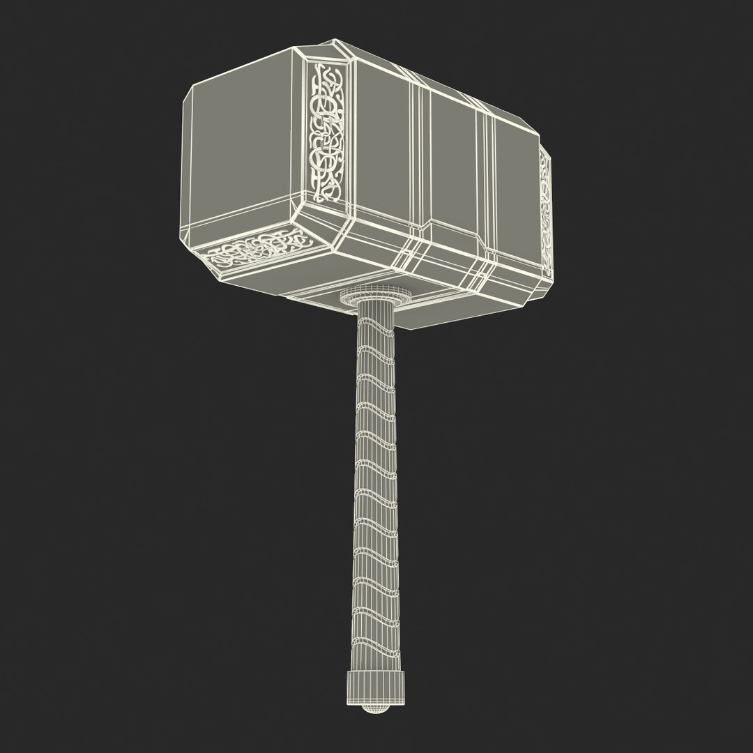 Thor Hammer 3d Model