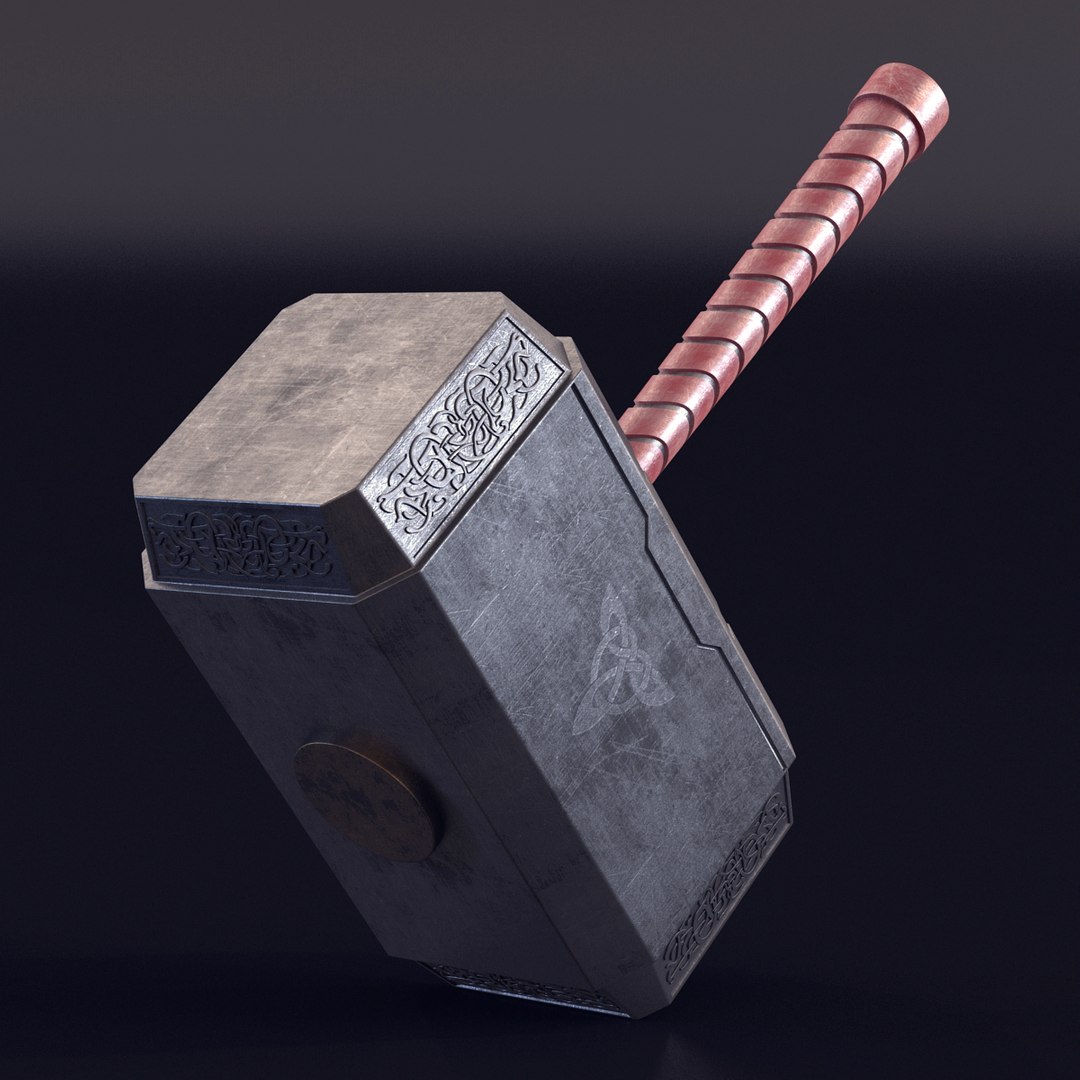Thor Hammer 3d Model