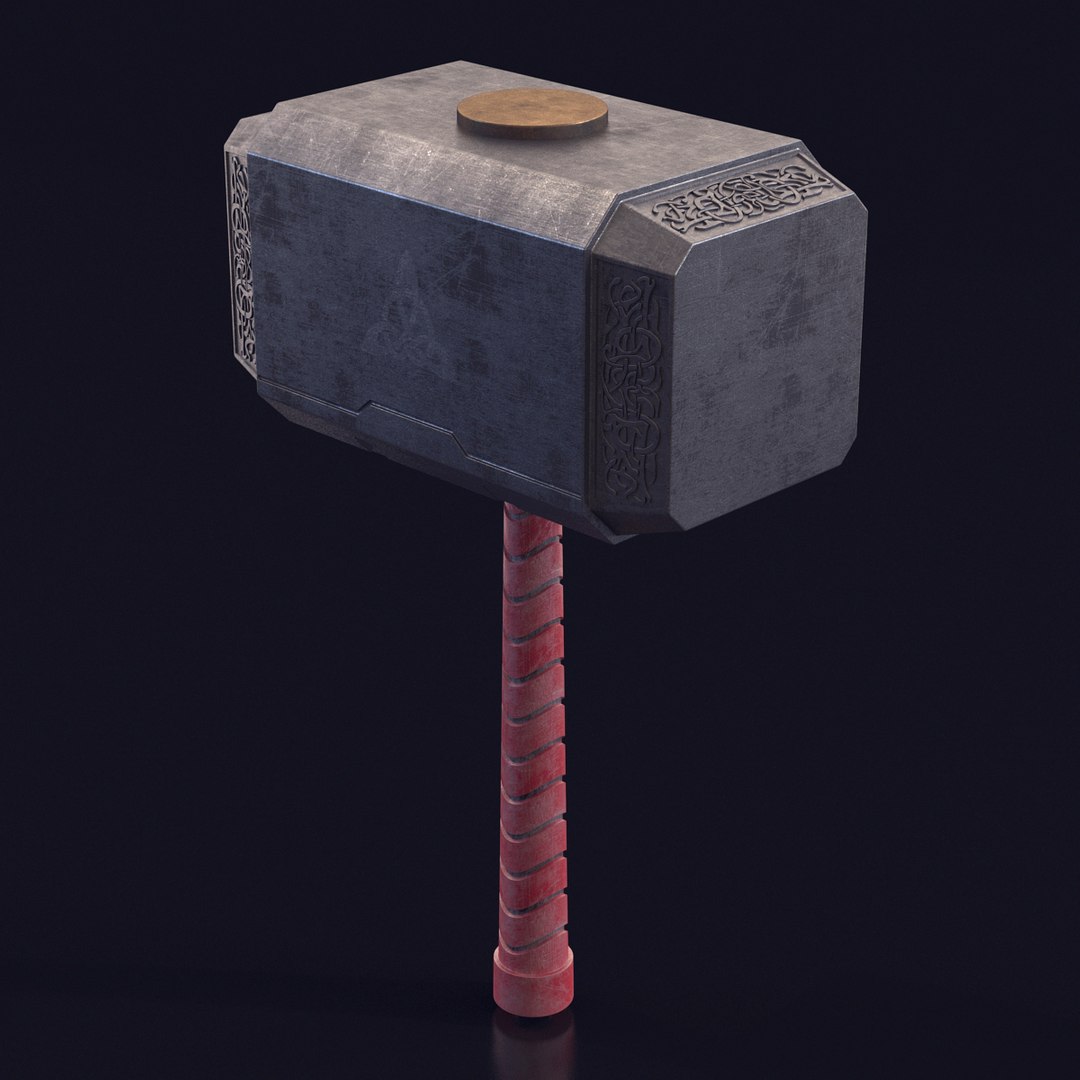 Thor Hammer 3d Model