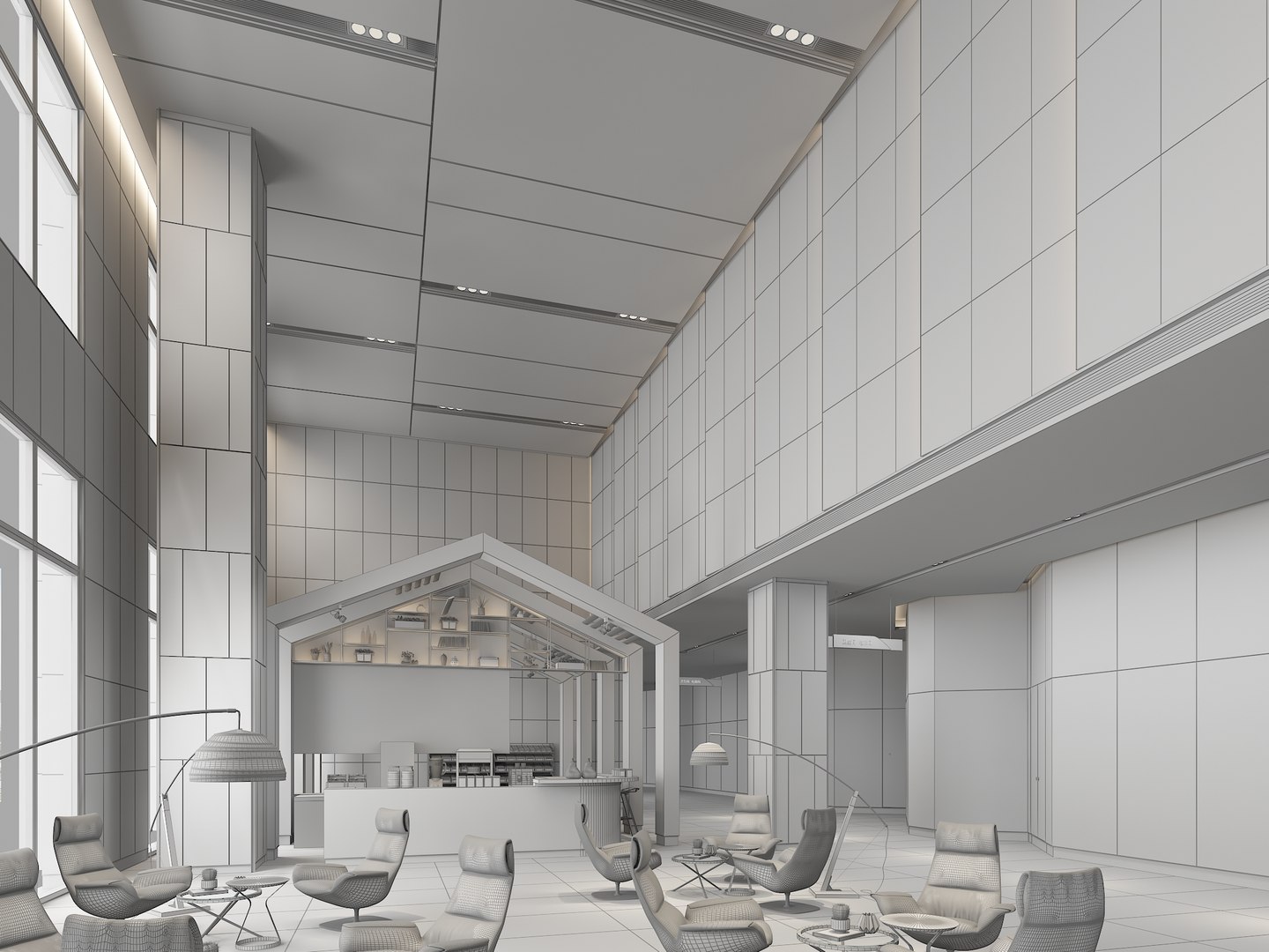 Modern Hospital Interior 3D Model - TurboSquid 2109615