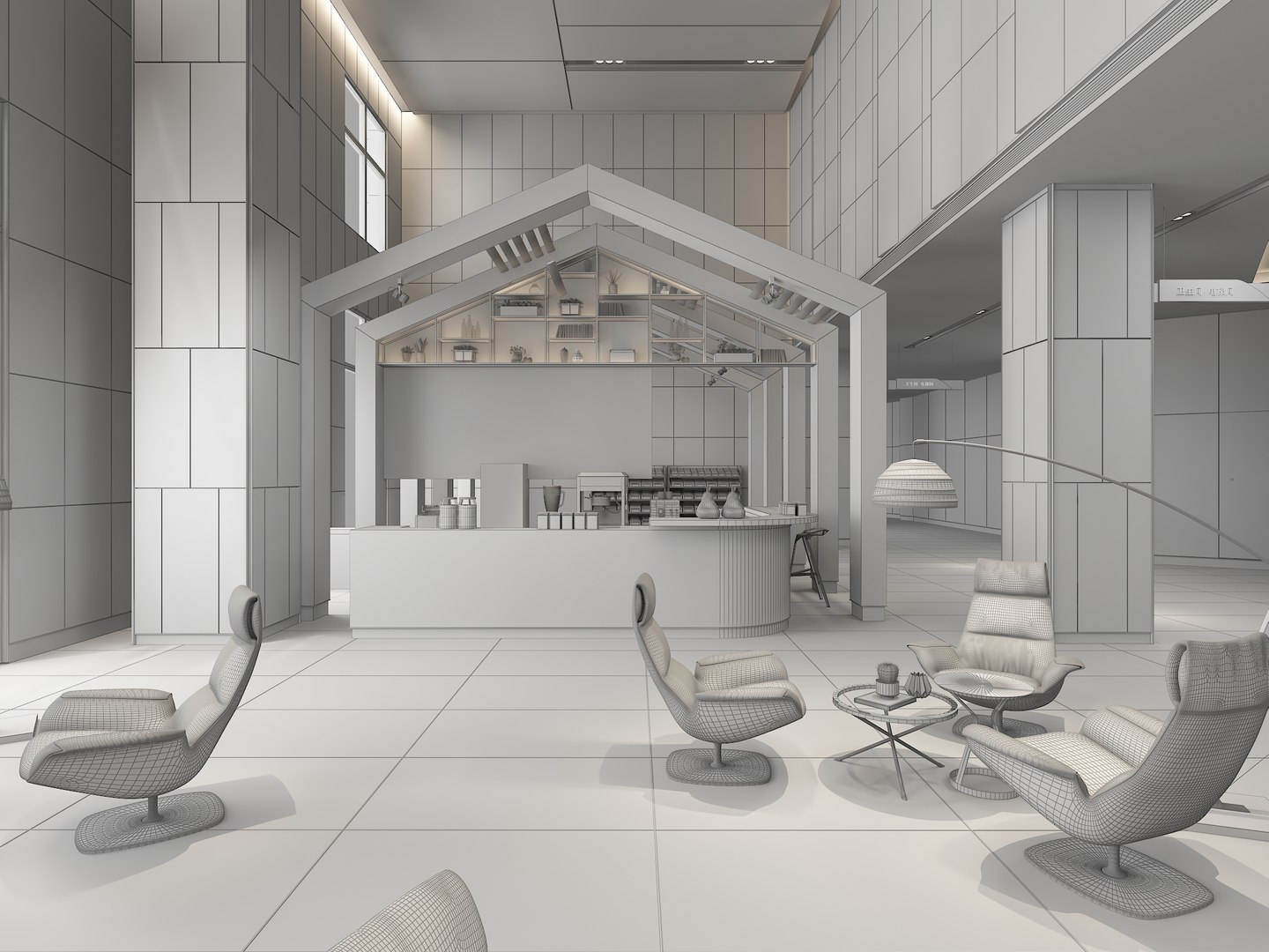 Modern Hospital Interior 3D Model - TurboSquid 2109615