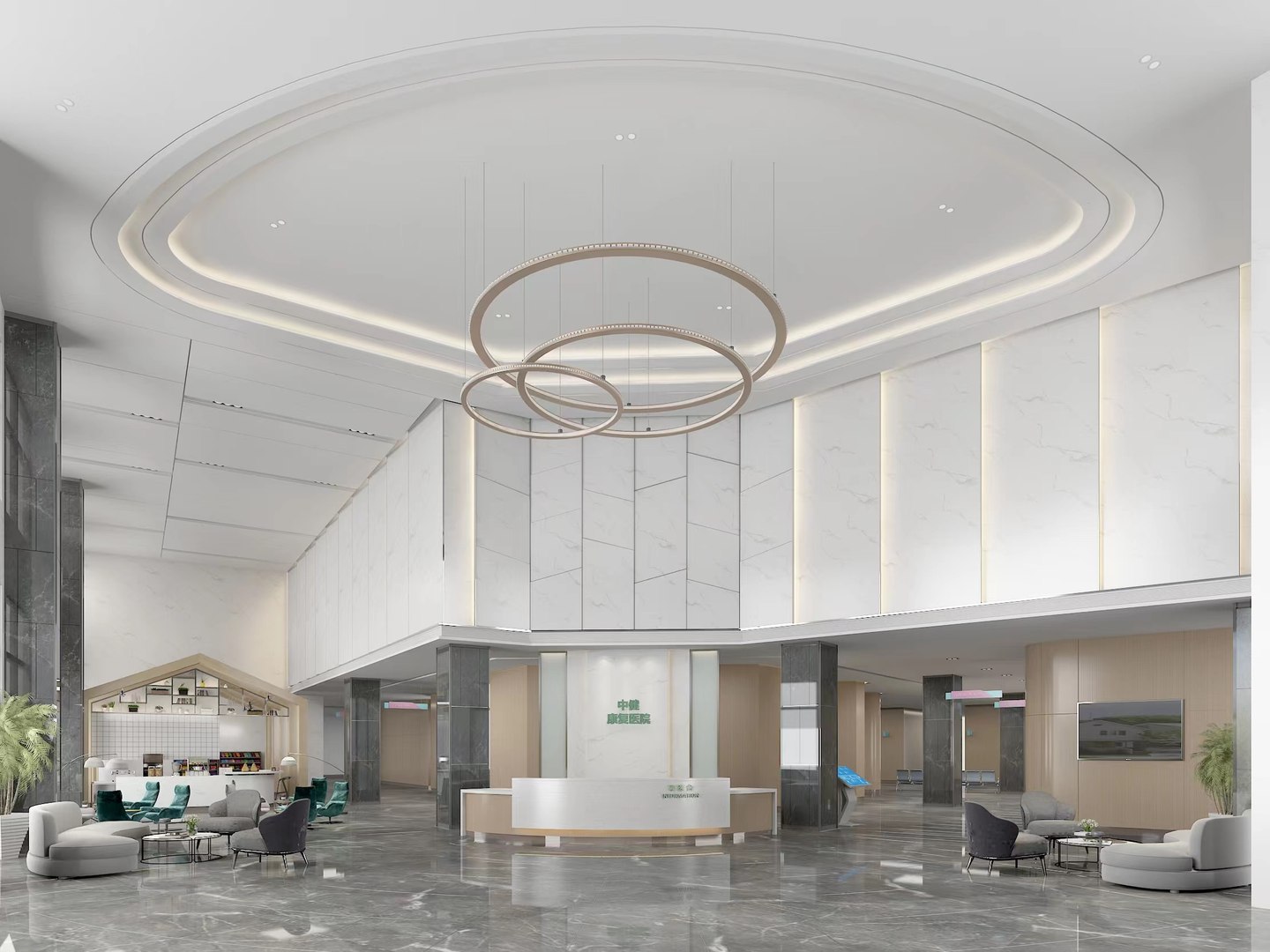 Modern Hospital Interior 3D Model - TurboSquid 2109615