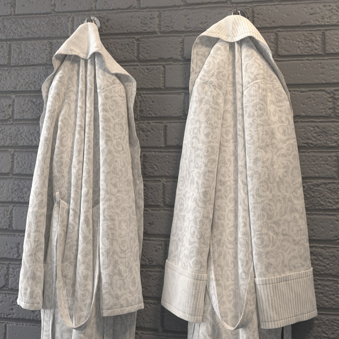 bath bathrobe bat 3d max