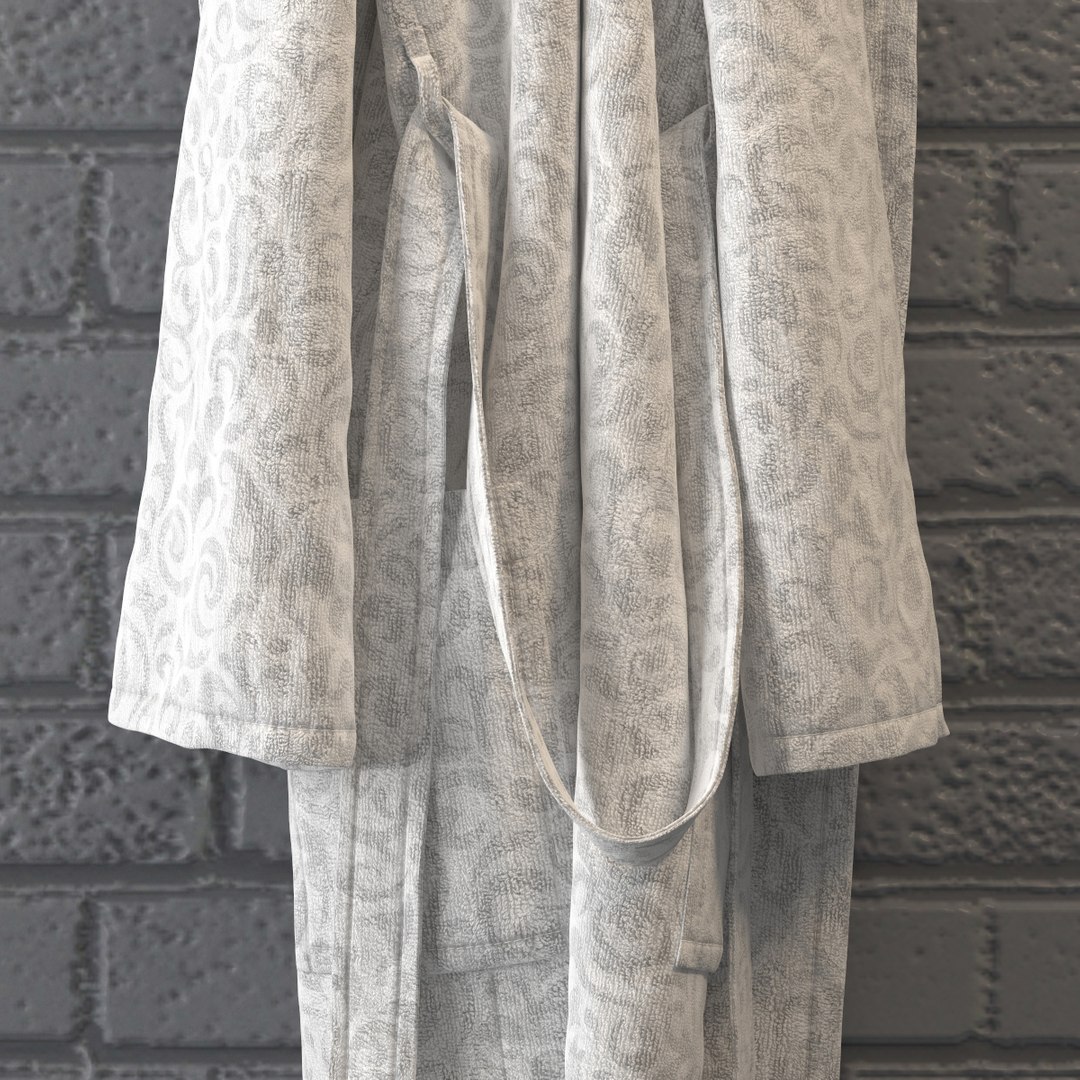bath bathrobe bat 3d max