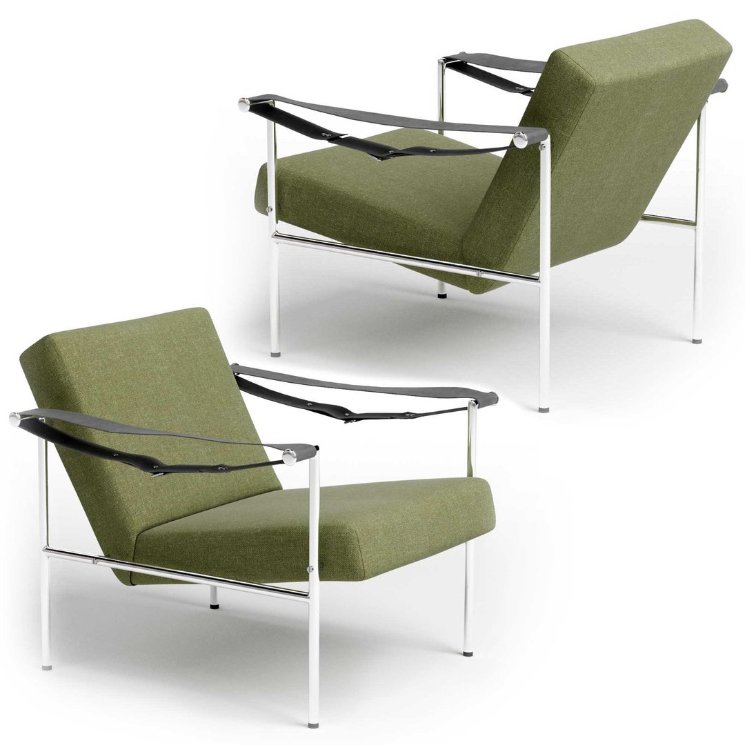 Set Of 2 Easy Chairs By Martin Visser For T Spect 3D model - TurboSquid ...