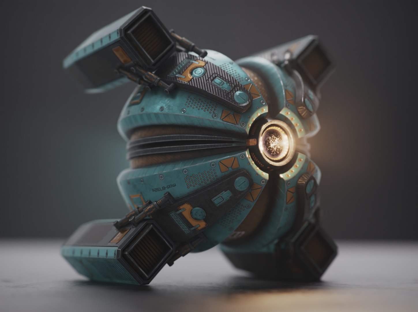 Space Drone 3D Model - TurboSquid 1574109