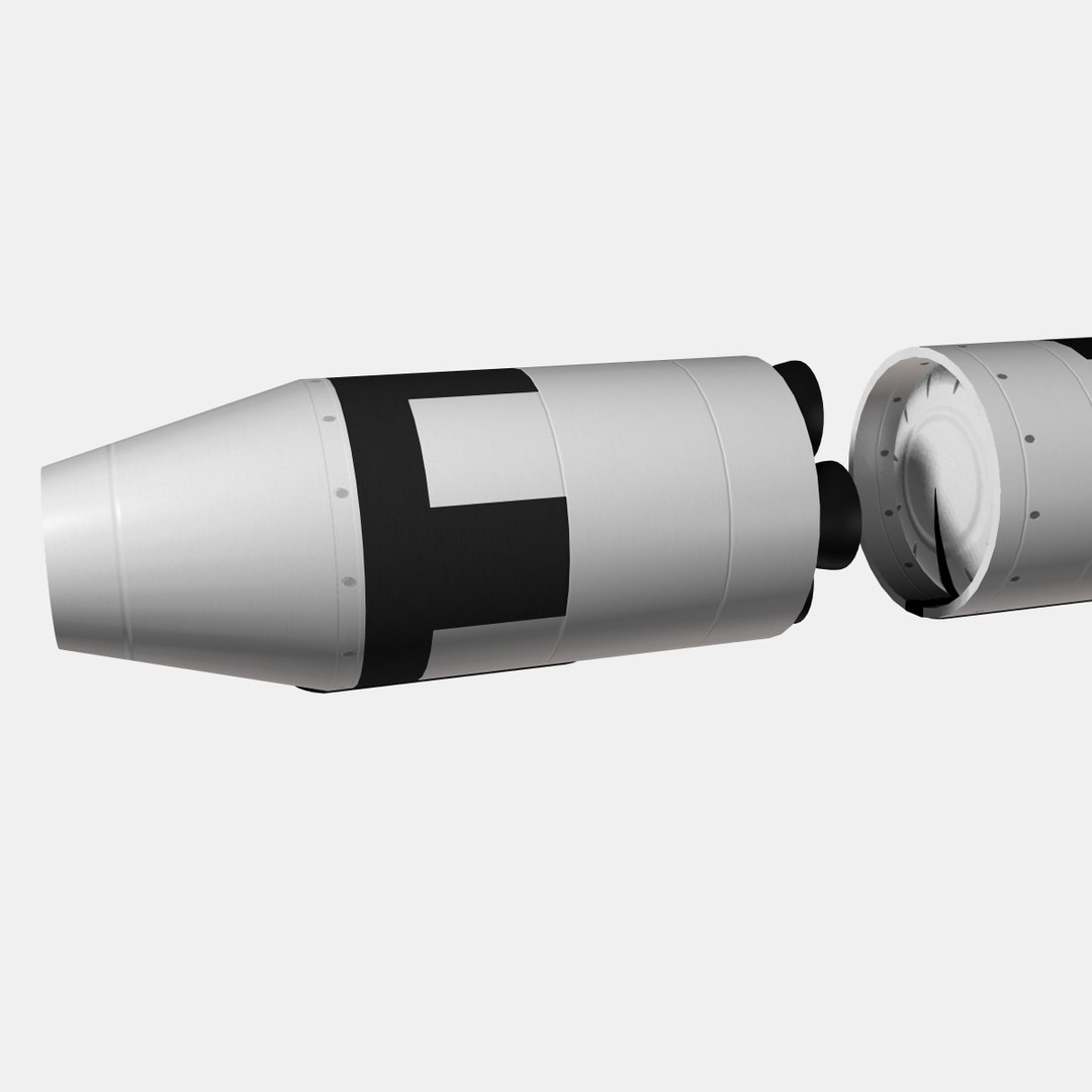 3d 3ds Navy Ballistic Missile Polaris