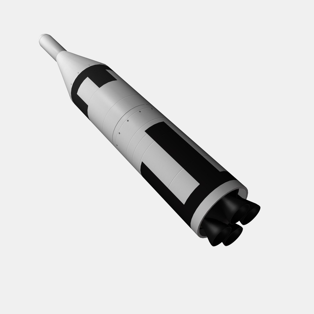 3d 3ds Navy Ballistic Missile Polaris