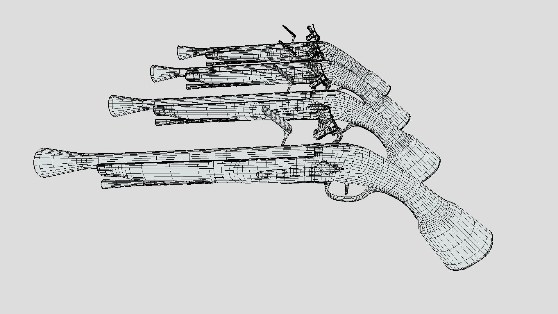 Flintlock Musket Model - TurboSquid 2153735