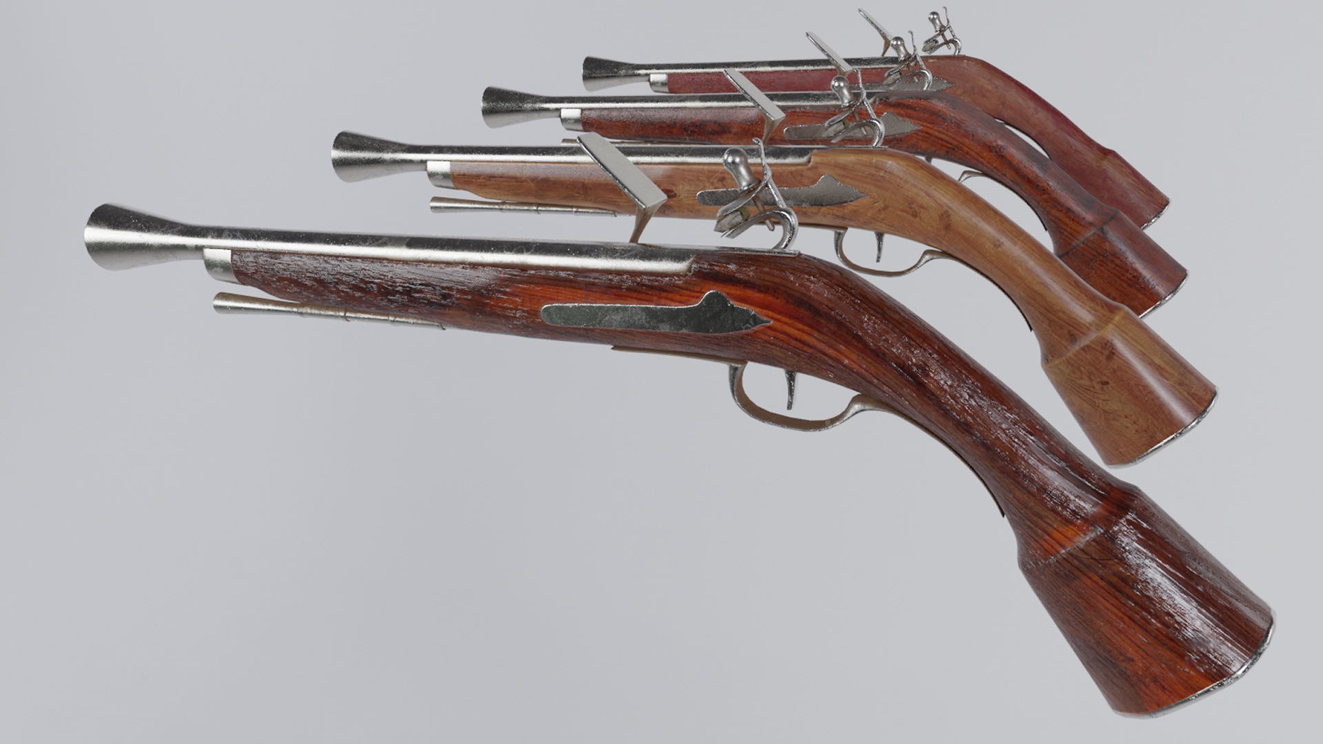 Flintlock Musket Model - TurboSquid 2153735