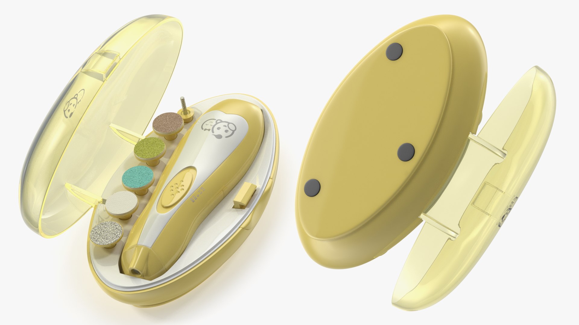 3D Baby Nail File Kit Royal Angels Yellow - TurboSquid 2001158