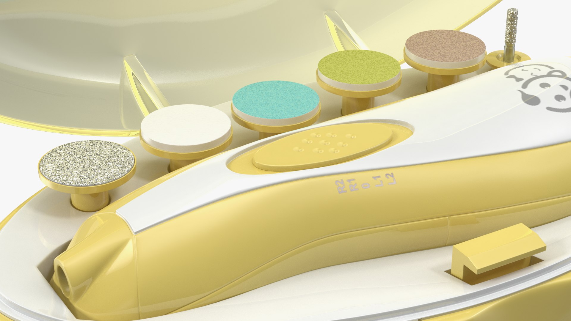 3D Baby Nail File Kit Royal Angels Yellow - TurboSquid 2001158