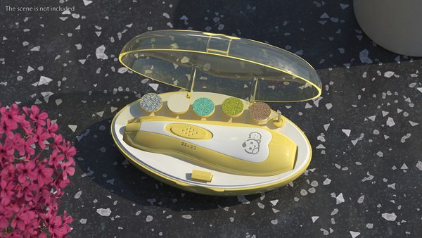 3D Baby Nail File Kit Royal Angels Yellow - TurboSquid 2001158