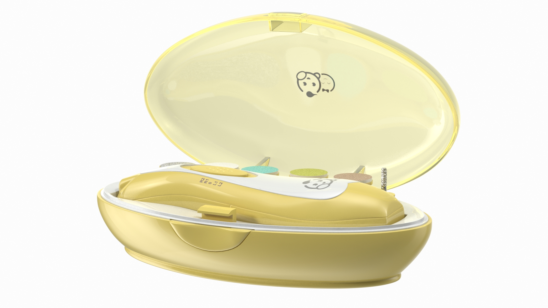 3D Baby Nail File Kit Royal Angels Yellow - TurboSquid 2001158